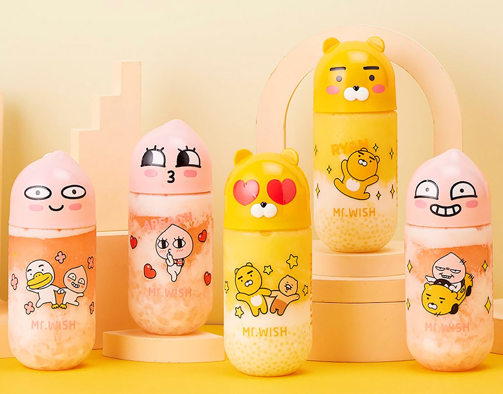 【新訊】超可愛！Mr.Wish與韓國「Kakao Friends」聯名手搖萌翻少女心，「芒果奶露、桃氣啵啵」期間限定開喝，獨家造型罐、周邊商品一定要收編 - 好想去喔